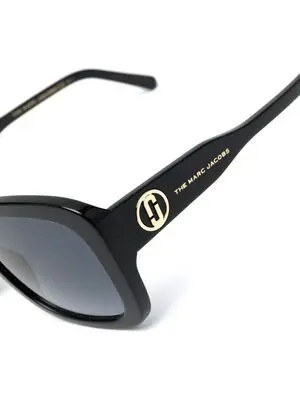 Marc Jacobs Logo Square-frame Sunglasses