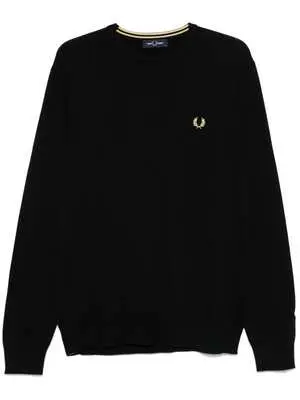 Fred Perry Logo-embroidered Sweater