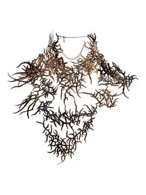DIESEL® Tattoo Plastron Necklace - Silver