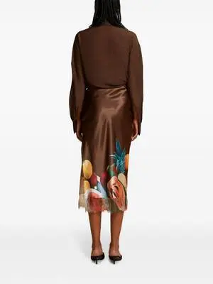 DONDE ESTEBAN Salpicon Printed Skirt
