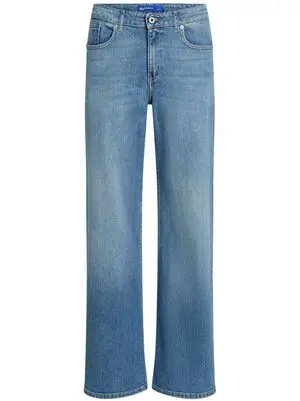 Karl Lagerfeld Split Hem Mid-rise Jeans