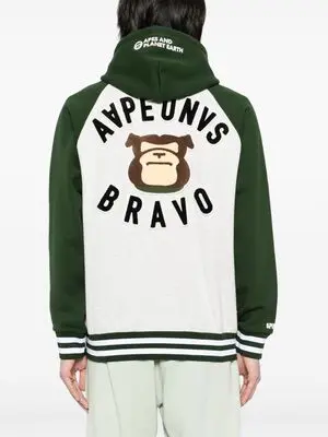 AAPE BY *A BATHING APE® Logo-patch Hooded Jacket