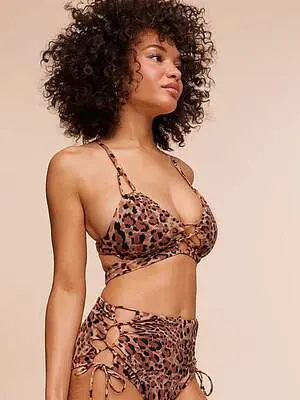 Victoria's Secret Victoria's Secret Adore Me Tatiana Swim Top Print