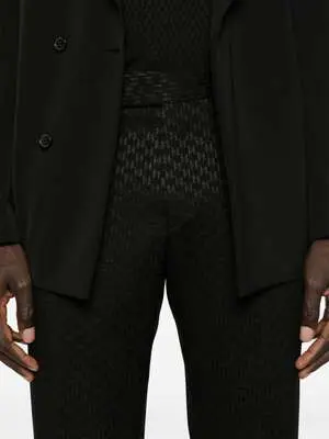 Karl Lagerfeld Jacquard-logo Trousers