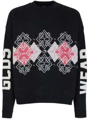 Gcds Hello Kitty-embellished Knitted Jumper