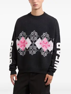 Gcds Hello Kitty-embellished Knitted Jumper