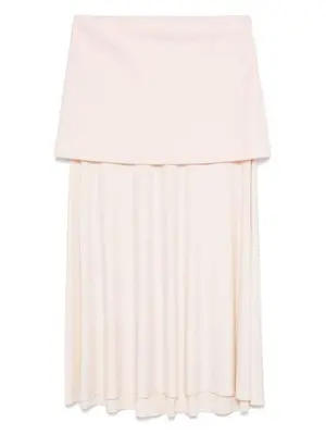 JIL SANDER Layered Maxi Skirt