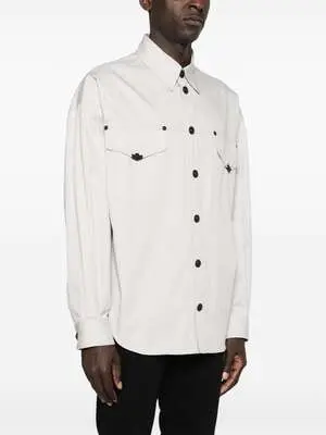 Versace Press-stud Cotton Shirt