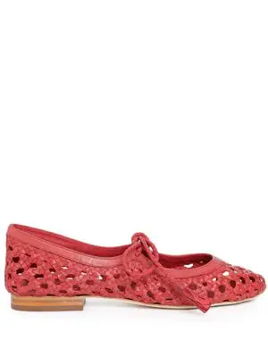 STUDIO CHOFAKIAN Yard Ballerina Flats - Red