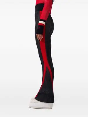 Perfect Moment Evie Ribbed Leggings - Black