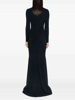 Talbot Runhof V-neck Gown