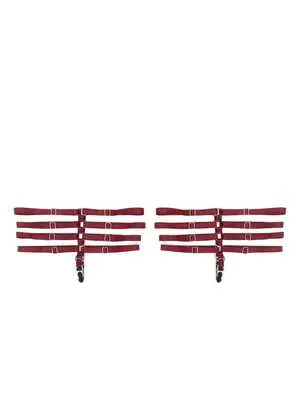 MAISON CLOSE Les Fétiches Garters Suspenders - Red