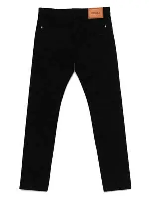 Versace Medusa-plaque Straight Leg Jeans