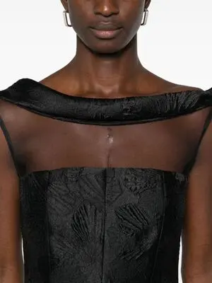 Talbot Runhof Modesta1 Midi Dress