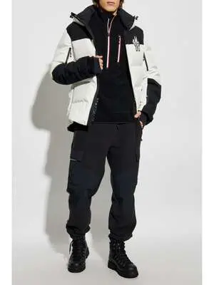 Moncler Embroidered Logo High Neck Sweater
