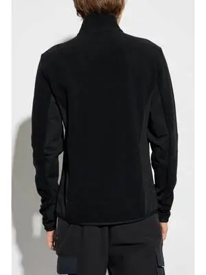 Moncler Embroidered Logo High Neck Sweater