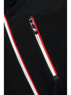 Moncler Embroidered Logo High Neck Sweater