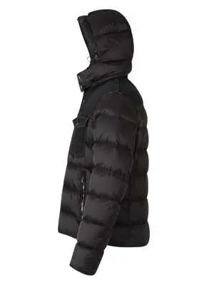 MOORER Quilted Down Bomber Jacket