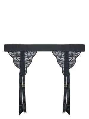 FLEUR OF ENGLAND Roxy Suspender Belt - Black