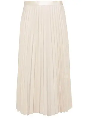 JNBY Pleated A-line Skirt - Neutrals