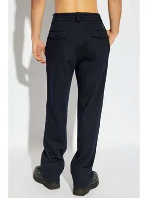 Moncler Drawstring Tapered Trousers - Blue