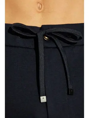 Moncler Drawstring Tapered Trousers - Blue