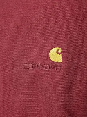 Carhartt Work In Progress American Script Sweatshirt - Red