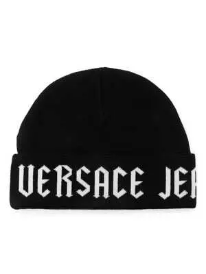 Versace Jeans Couture Textured Hats For Men