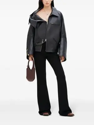 COURREGES Leather Biker Jacket