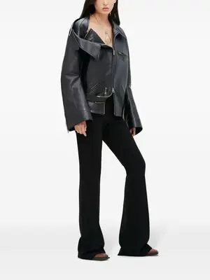 COURREGES Leather Biker Jacket