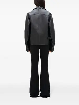 COURREGES Leather Biker Jacket