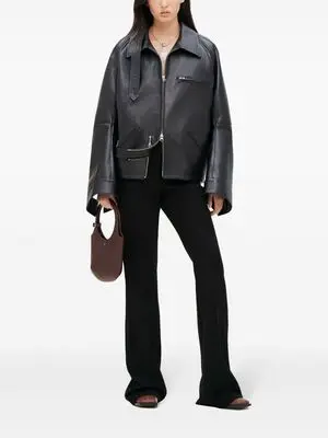 COURREGES Leather Biker Jacket