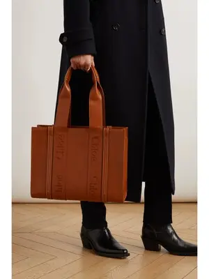 Chloé Woody Medium Leather Tote