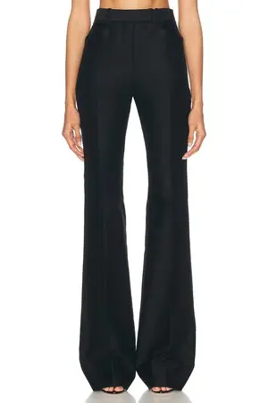 TOM FORD Tailored Wide Leg Pant - Black