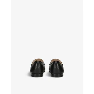 Sam Edelman Loraine Almond-toe Leather Loafers - Black