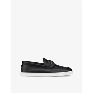 CHRISTIAN LOUBOUTIN Chambeliboat Leather Loafers - Black