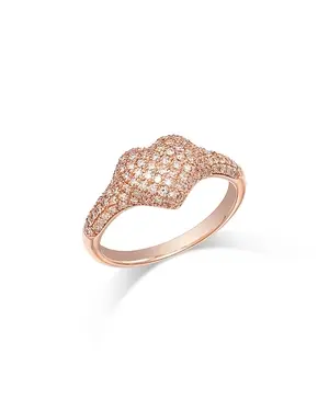Bloomingdale'S Diamond Heart Ring - Pink