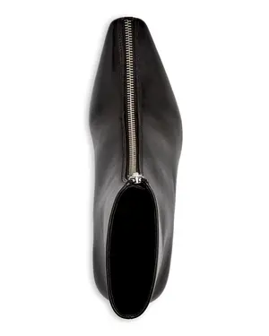 Simkhai Ryder Zip Front Booties - Black