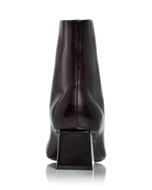 Simkhai Ryder Zip Front Booties - Black