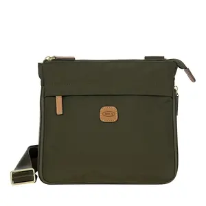 Bric'S X-travel Expandable Shoulder Bag - Olive