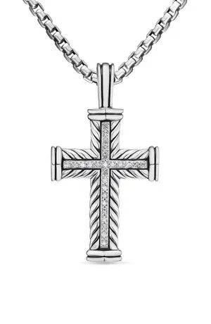David Yurman Chevron Cross Pendant