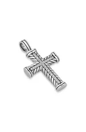 David Yurman Chevron Cross Pendant