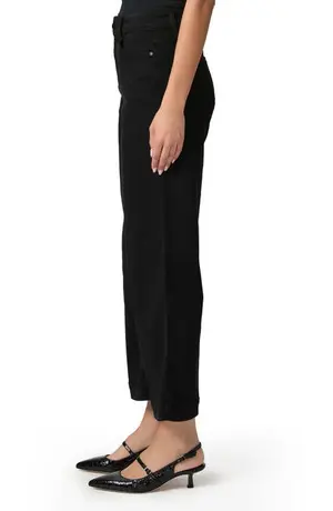 Paige Anessa High-rise Wide-leg Ankle Jeans