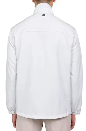 CON.STRUCT Regular Fit Solid Recycled Performance Golf Jacket - Grey