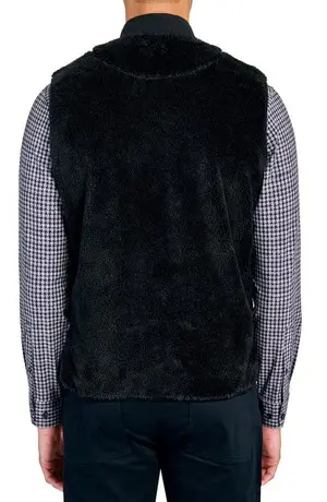 BROOKLYN BRIGADE Fuzzy Vest - Black