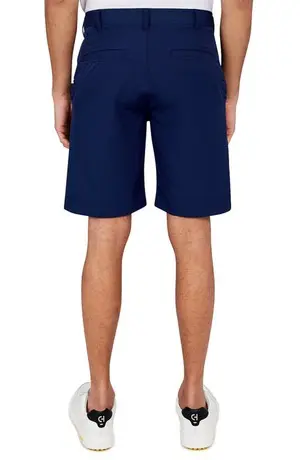 CON.STRUCT Regular Fit Recycled Performance Golf Shorts - Midnight