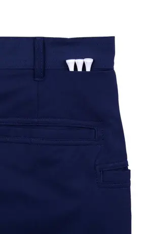 CON.STRUCT Regular Fit Recycled Performance Golf Shorts - Midnight