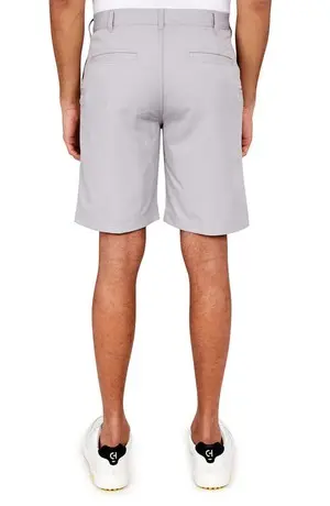 CON.STRUCT Regular Fit Recycled Performance Golf Shorts - Stone