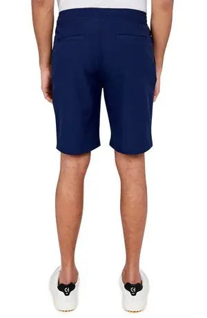 CON.STRUCT Regular Fit Solid Recycled Performance Drawstring Golf Shorts