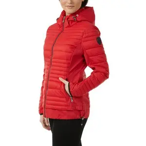 Pajar Makani Channel Quilted Mixed Media Jacket